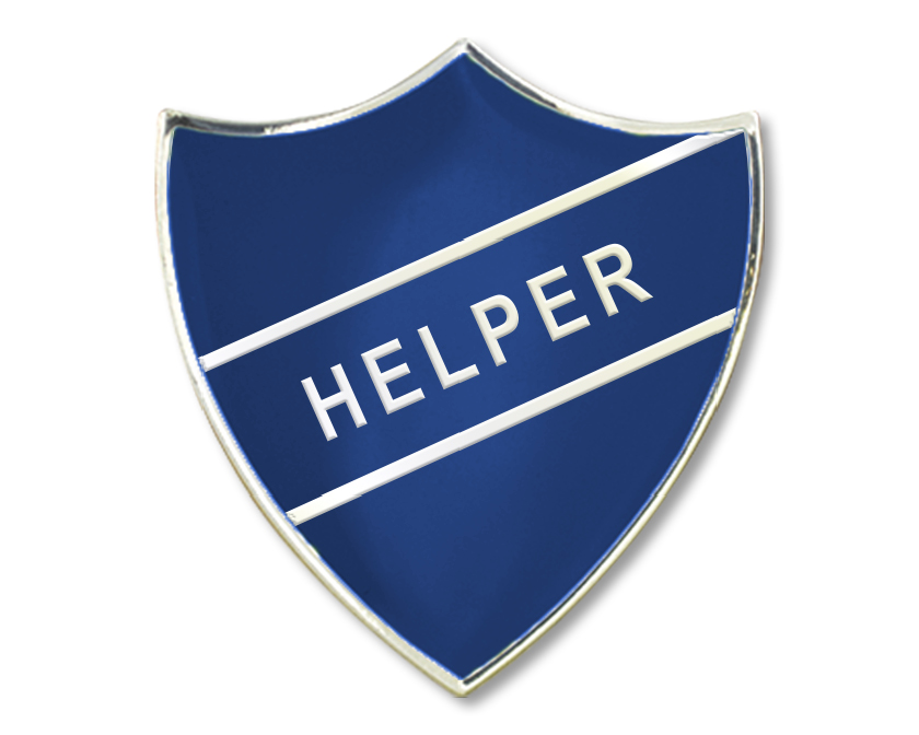 Helper Enamel Badge (Pack Of 5) - School Merit Stickers