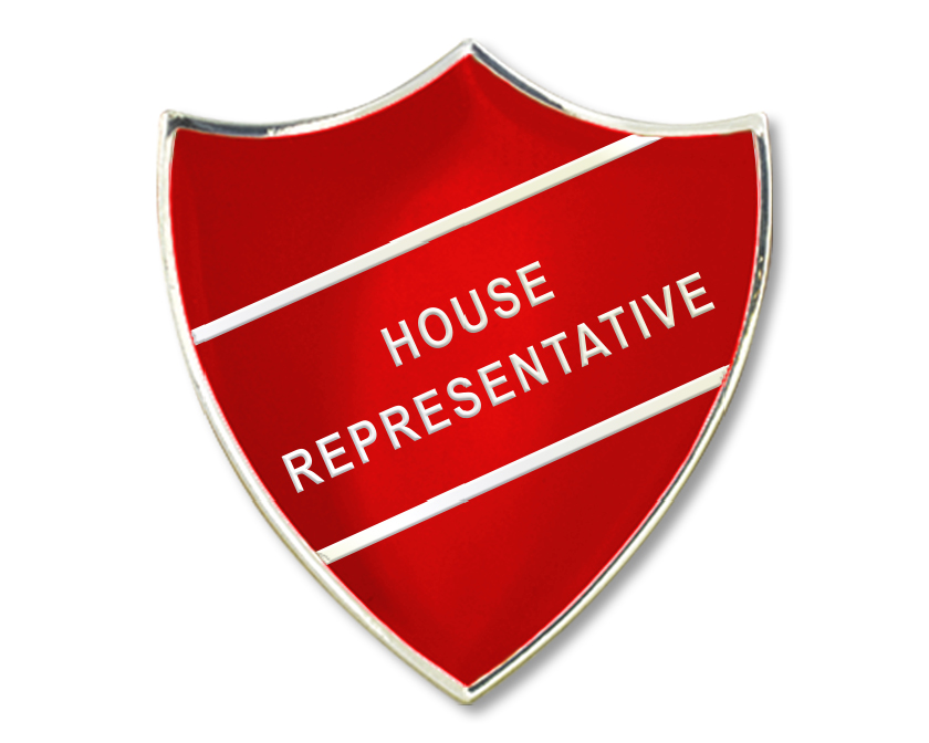 House Representative Enamel Badge (Pack Of 5) - School Merit Stickers