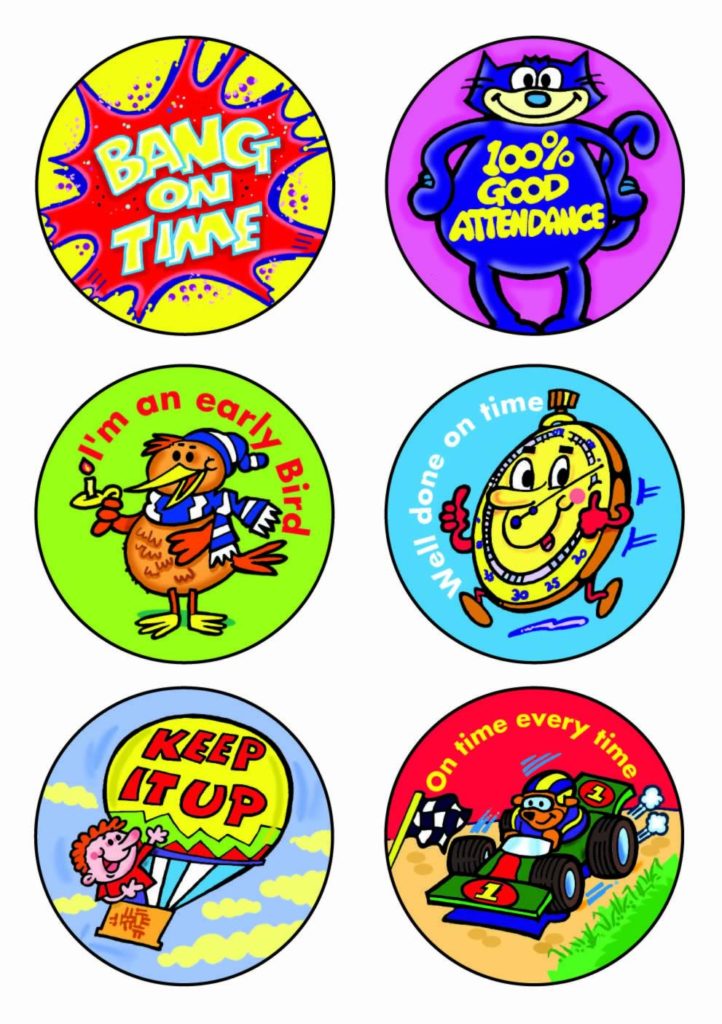 Punctuality Award' Classic Certificate - School Merit Stickers