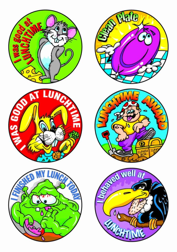 Lunchtime Award' Classic Certificate - School Merit Stickers