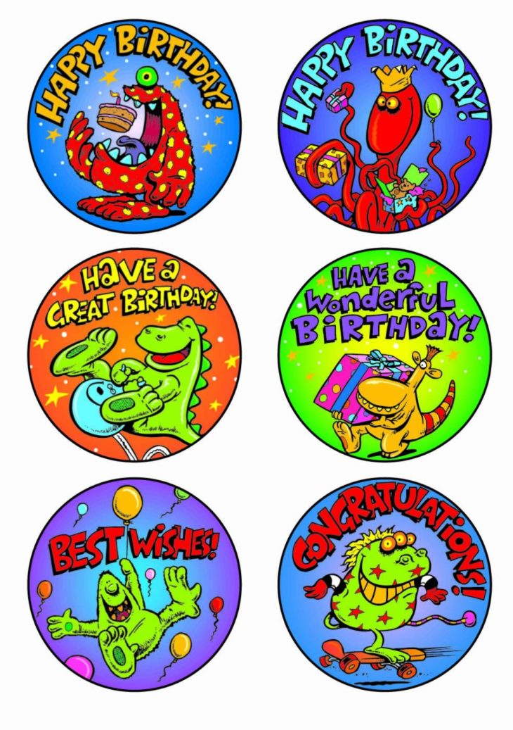 Happy Birthday Sticker Multipack - School Merit Stickers