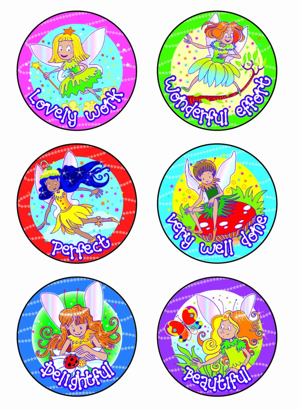 Fairies Sticker Multipack - School Merit Stickers