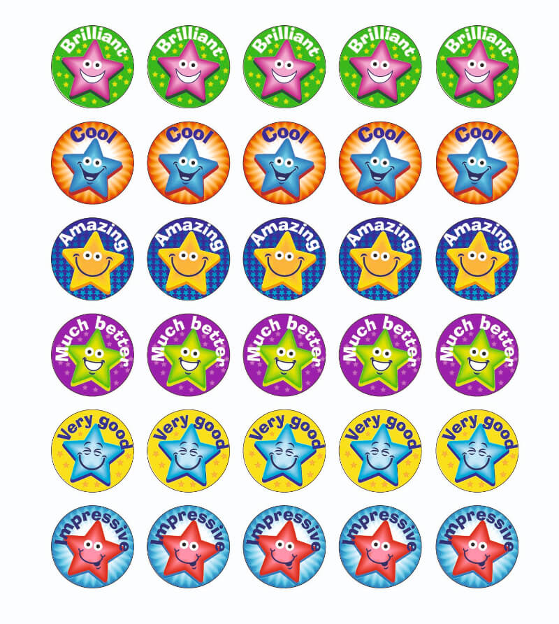 School Rewards - School Merit Stickers