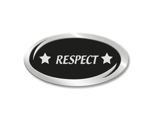 Respect 'Values' Enamel Badge - School Merit Stickers