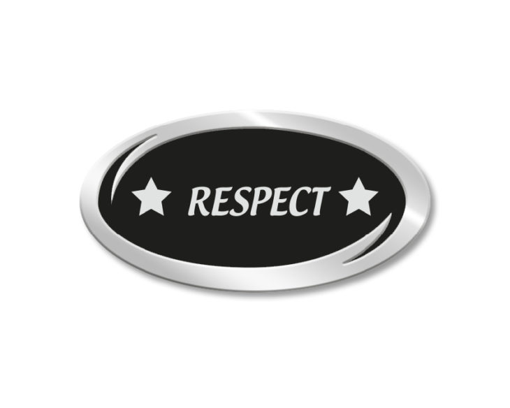 Respect 'Values' Enamel Badge - School Merit Stickers