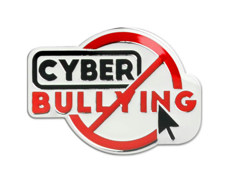 Cyber Bullying Enamel Badge - School Merit Stickers