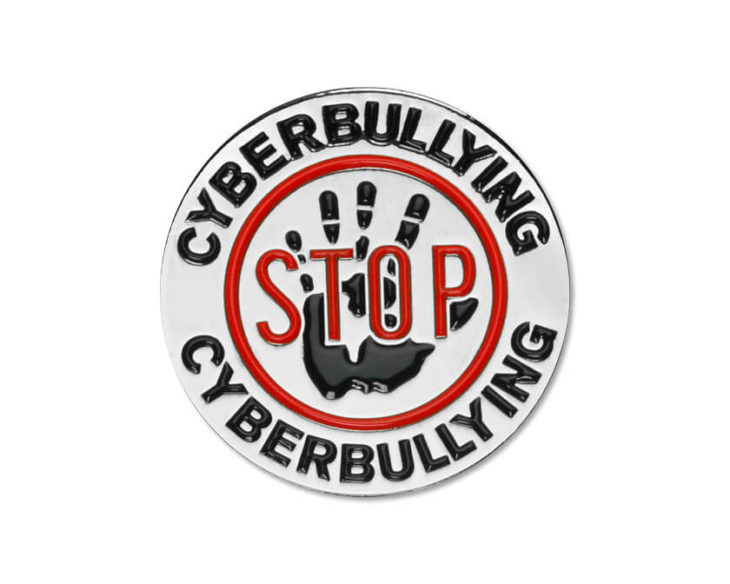 Stop Cyber Bullying Badge - School Merit Stickers