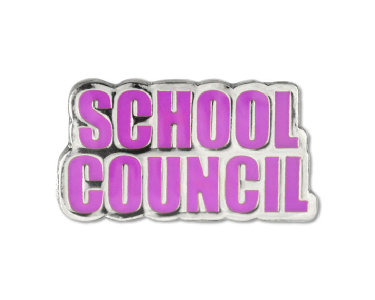 School Council Badges Purple (Pack Of 5) - School Merit Stickers