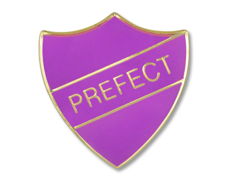Prefect Purple and Gold (Pack Of 5) - School Merit Stickers