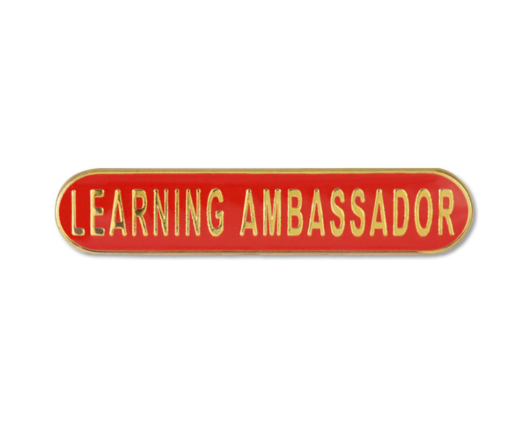 Learning Ambassador Badge Red (Pack Of 5) - School Merit Stickers