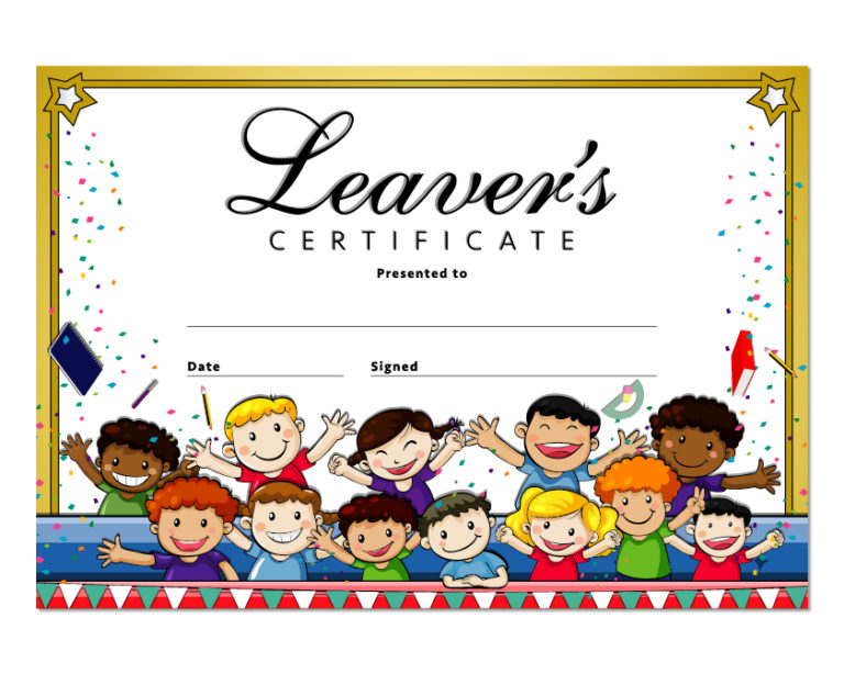 Leavers Certificate - School Merit Stickers