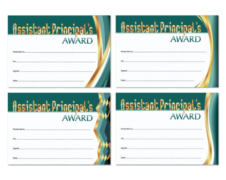 Assistant Principal'S Quad Pack - School Merit Stickers