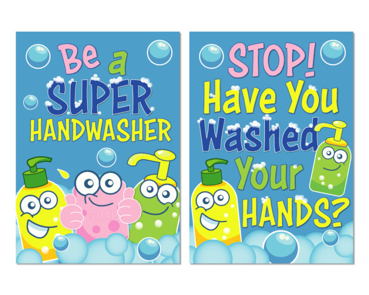 A4 Handwashing Posters: Hand Hygiene Poster - School Merit Stickers