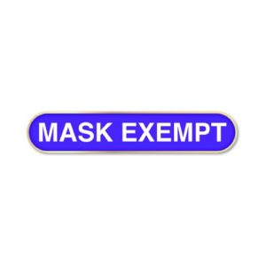 Mask Exempt - School Merit Stickers
