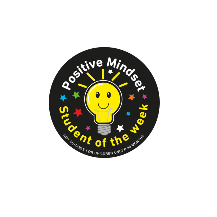 Growth Mindset Student Of The Week Button Badges - School Merit Stickers