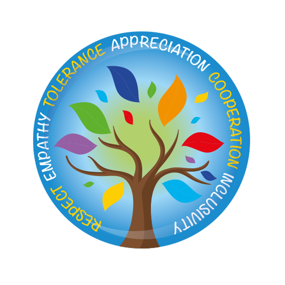 Inclusive, Respect…Etc Button Badge - School Merit Stickers