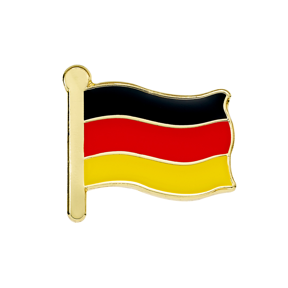 German Flag Enamel Badges - School Merit Stickers