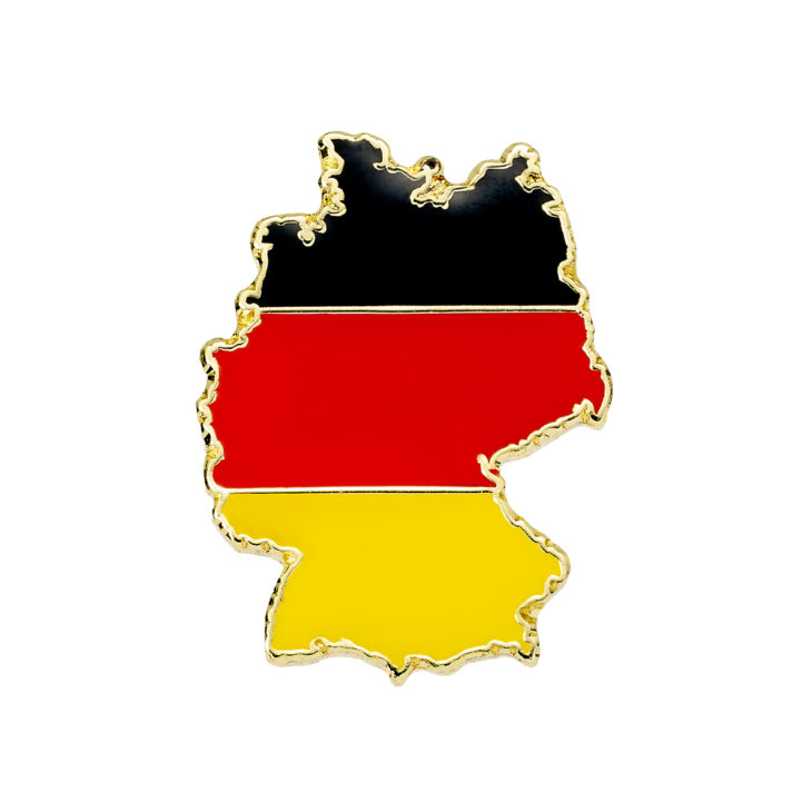 German Shaped Enamel Badges - School Merit Stickers