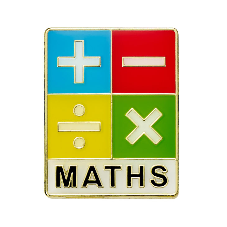 Subject Pin Badge - School Merit Stickers