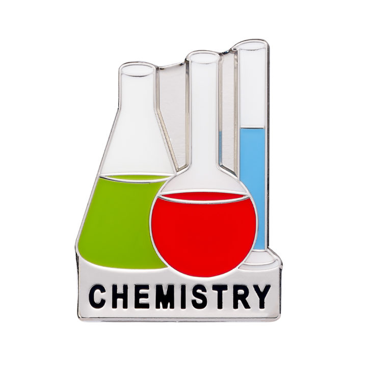 Chemistry Enamel Badges - School Merit Stickers