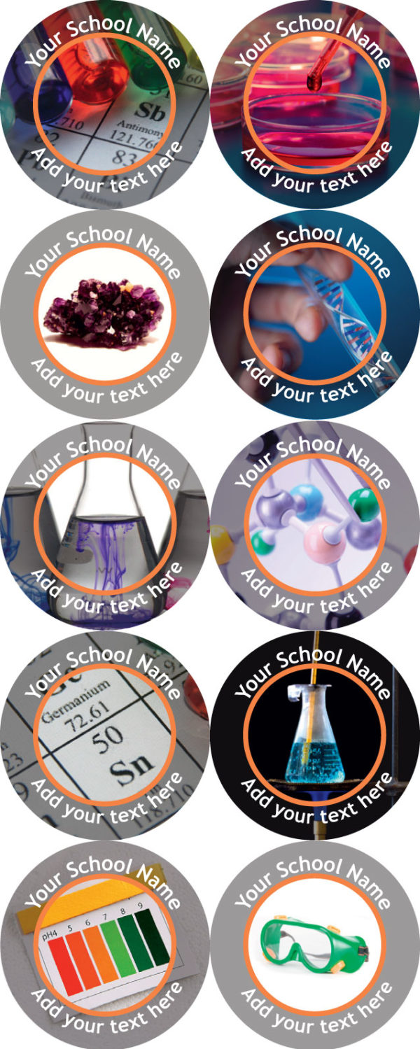 Chemistry Stickers - School Merit Stickers