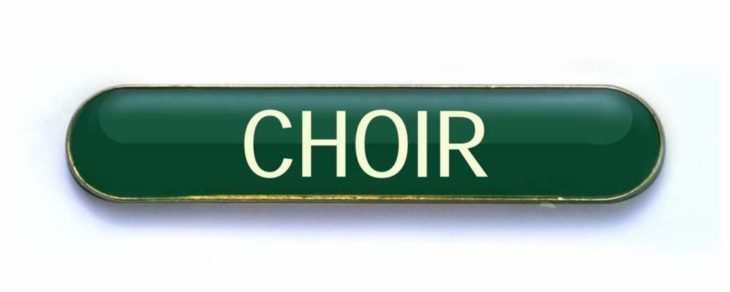 Choir Badge Green (Pack Of 5) - School Merit Stickers