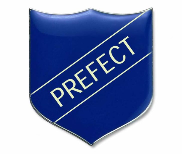 Prefect Badge Blue (Pack Of 5) - School Merit Stickers