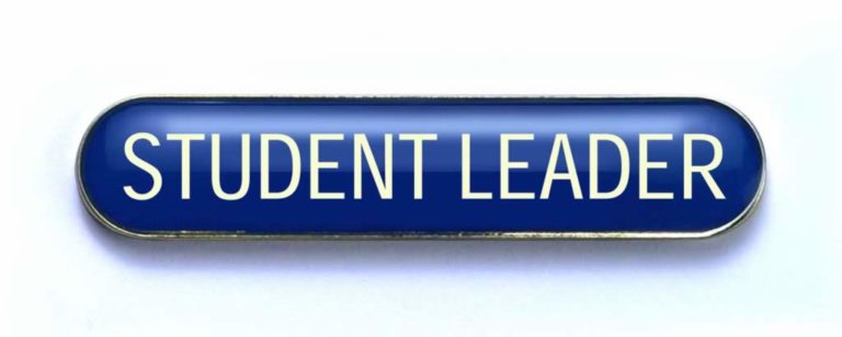 Student Leader Badge Blue (Pack Of 5) - School Merit Stickers