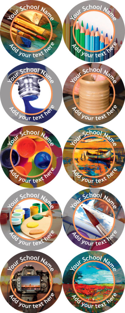 Art Stickers - School Merit Stickers