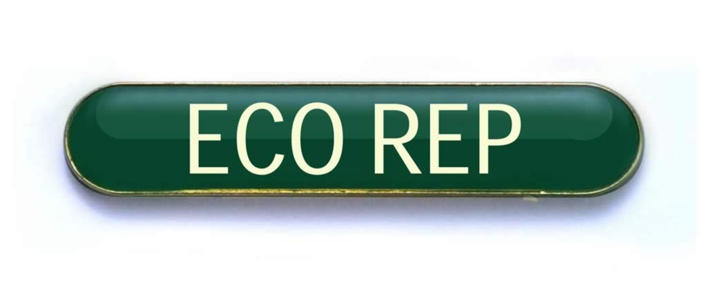 Eco Rep Badge Green (Pack Of 5) - School Merit Stickers