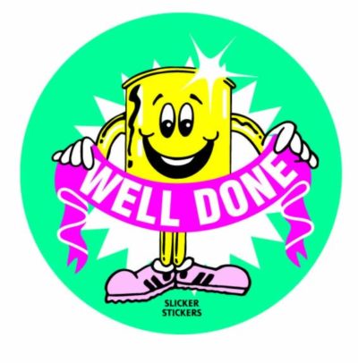 Well Done' Sticker - School Merit Stickers