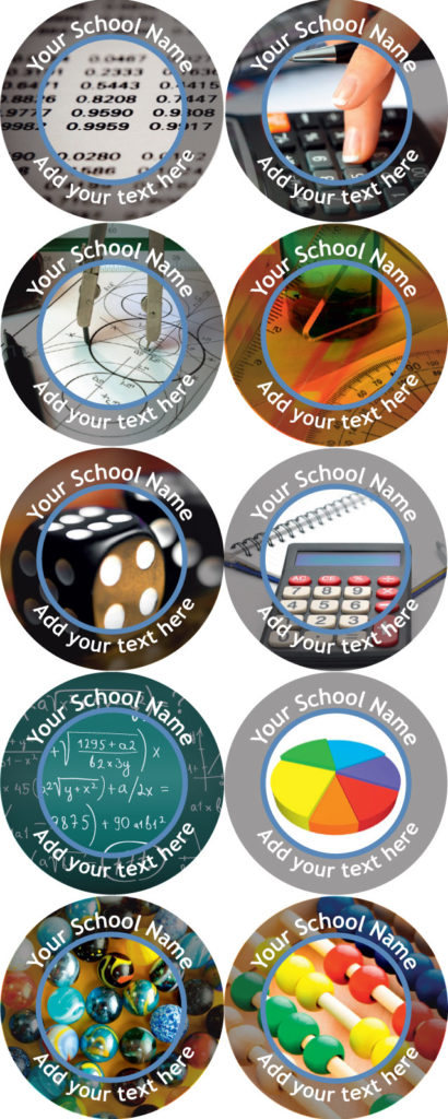 Maths Stickers - School Merit Stickers