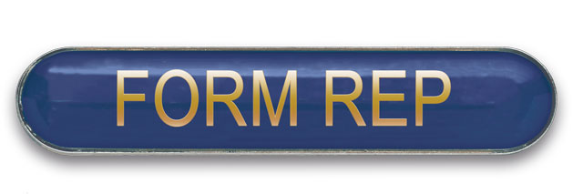 Form Rep Badge Blue (Pack Of 5) - School Merit Stickers