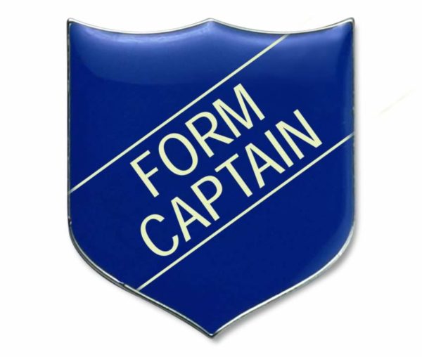House Captain Badge Blue (Pack Of 5) - School Merit Stickers