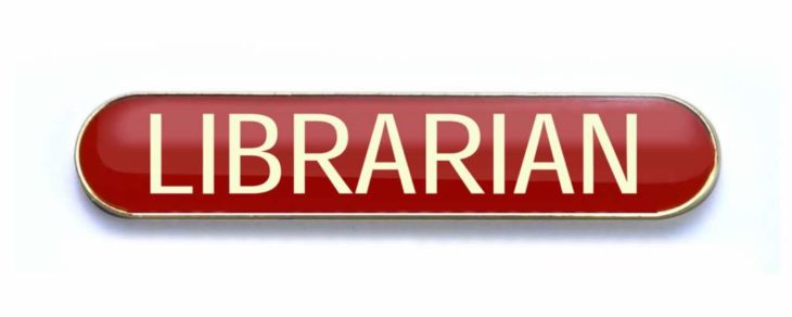 Librarian Badge Red(Pack Of 5) - School Merit Stickers