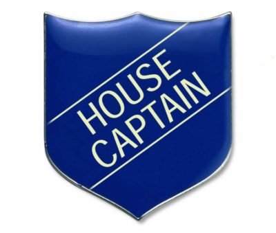 House Captain Badge Blue (Pack Of 5) - School Merit Stickers