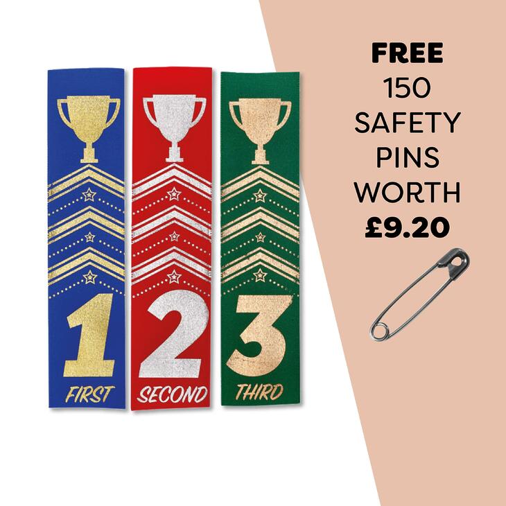 Sports Ribbons - School Merit Stickers