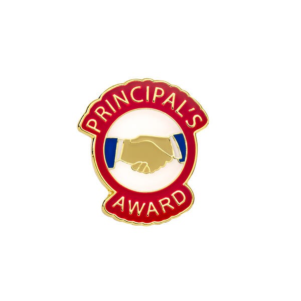 Principal's Enamel Badges - School Merit Stickers