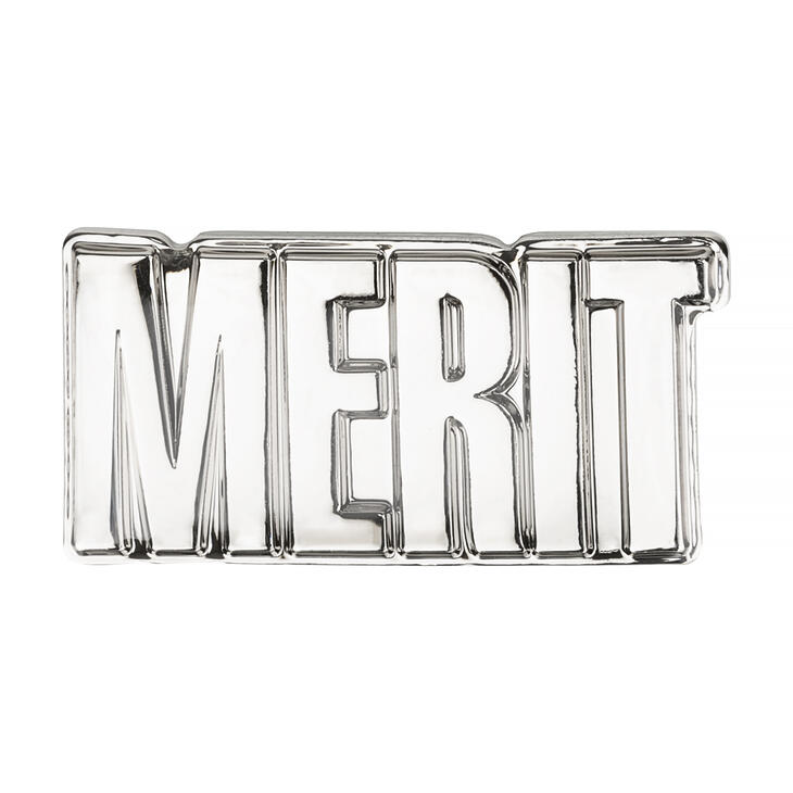 Merit Enamel Badges (Silver) - School Merit Stickers