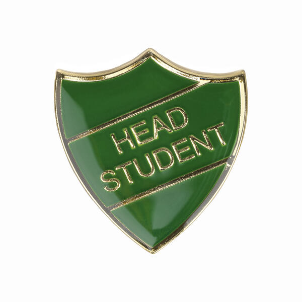 Head Student Enamel Badges - School Merit Stickers