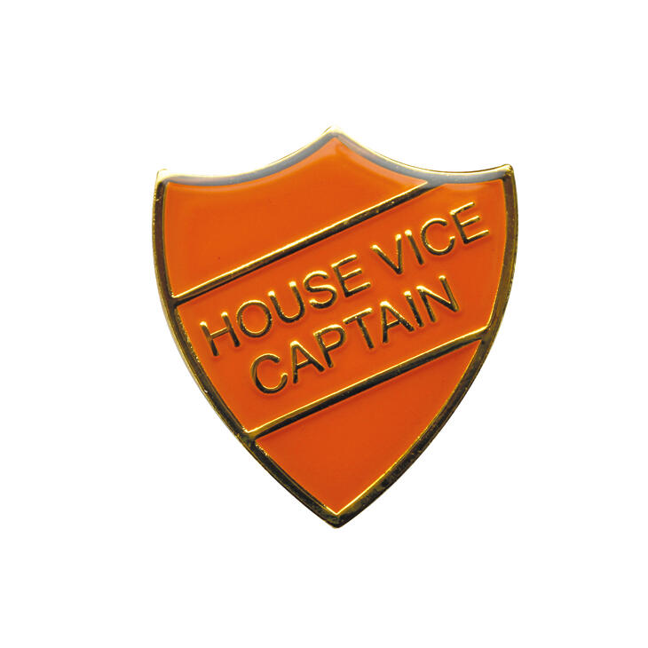 House Vice Captain Enamel Badges (Orange) - School Merit Stickers