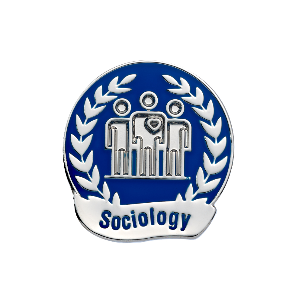 Sociology Enamel Badge (pack of 5) - School Merit Stickers
