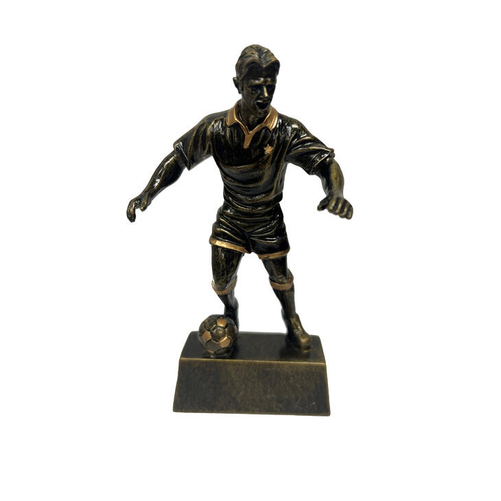 3D Action Male Football Trophy - School Merit Stickers