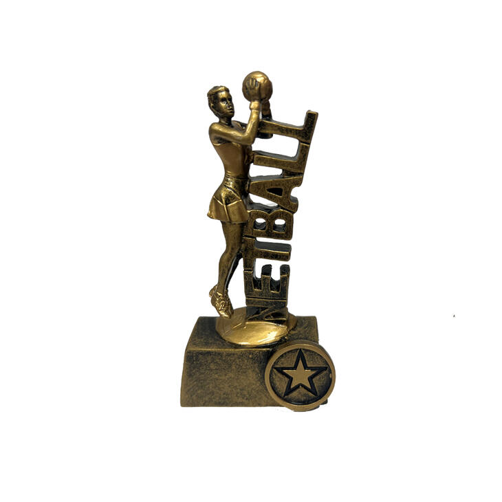 Power 3D Player Netball Trophy - School Merit Stickers