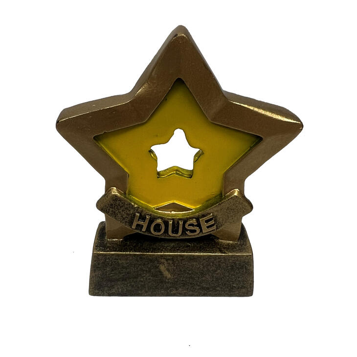 Yellow House Trophy - School Merit Stickers