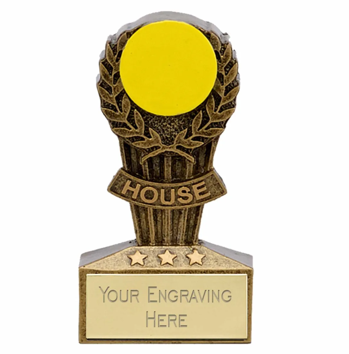 Yellow House Trophy - School Merit Stickers