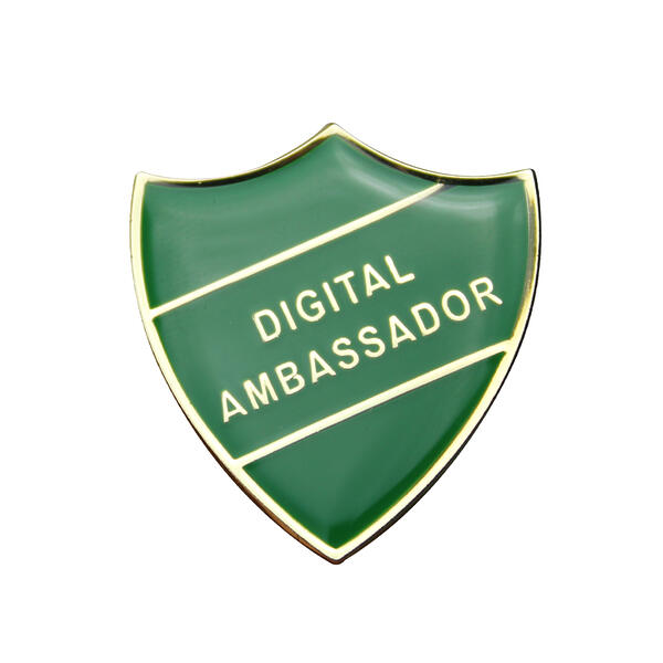 Enamel Shield Badges - School Merit Stickers