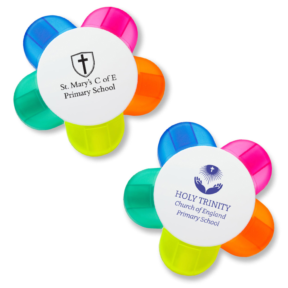 Fleur Highlighters - School Merit Stickers