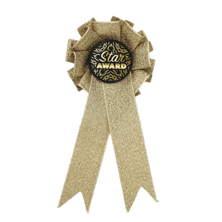 Star Award Ribbon Rosette - School Merit Stickers